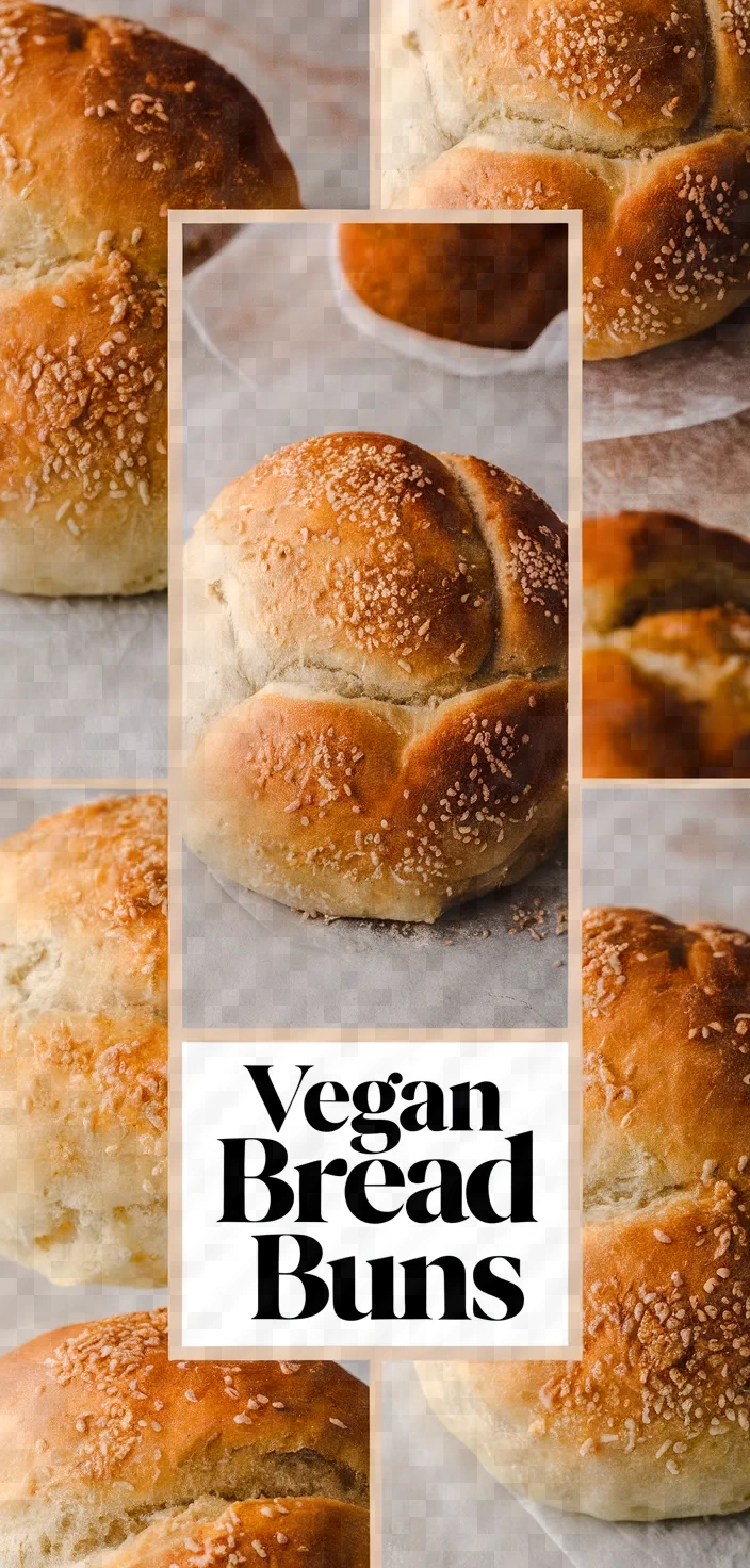 Vegan Bread Buns Recipe - healthfoodyum.com
