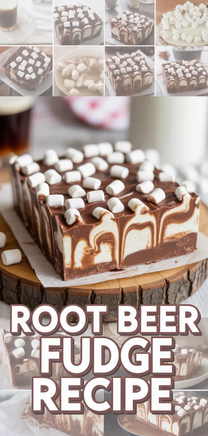 Root Beer Float Fudge Recipe - healthfoodyum.com